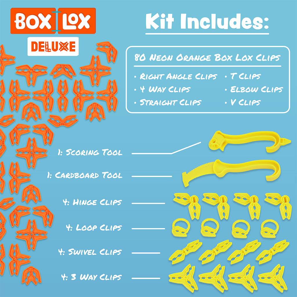 Box Lox Deluxe - Orange | atwoodtoys