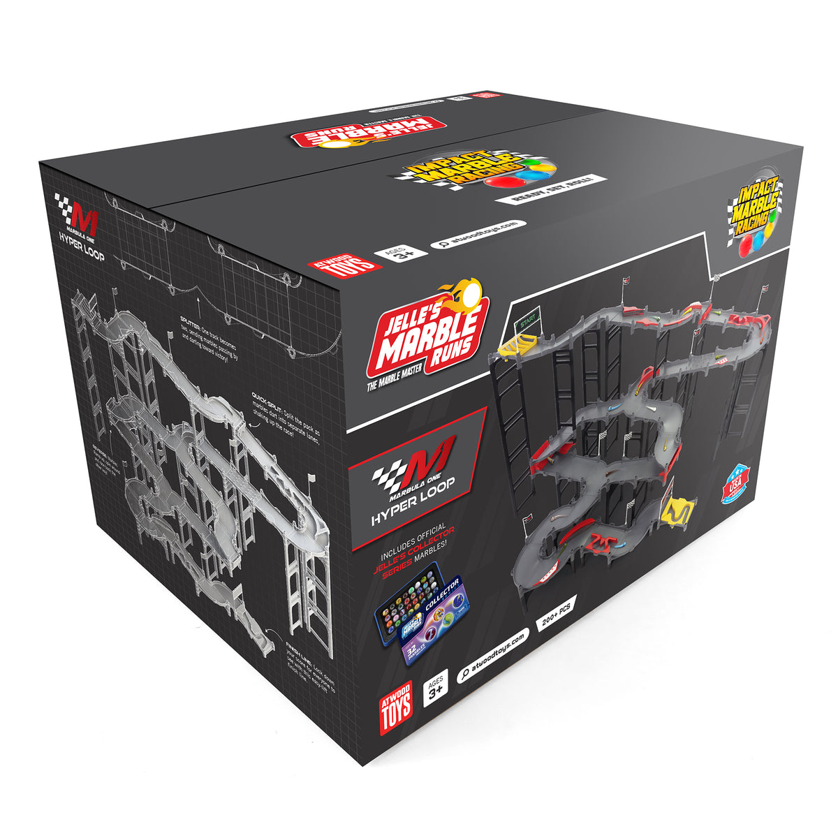 Jelle's M1 Hyper Loop Marble Racing Track | Marbula One | Atwood Toys ...